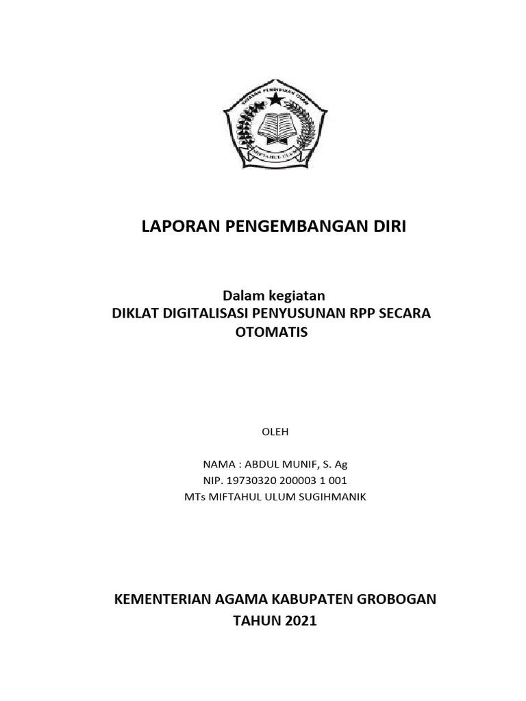 19 - 23 JULI 2021 DIKLAT PEMBUATAN RPP DIGITAL - Compressed | PDF