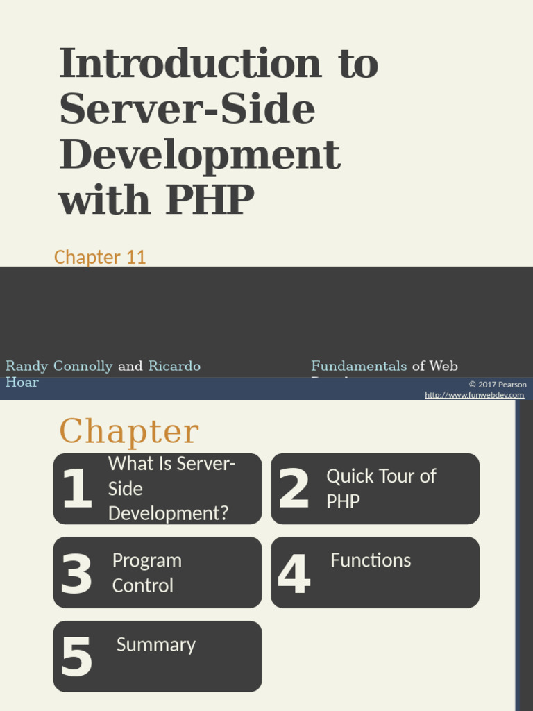 Lec10-Chapter11 PHP Part1 | PDF