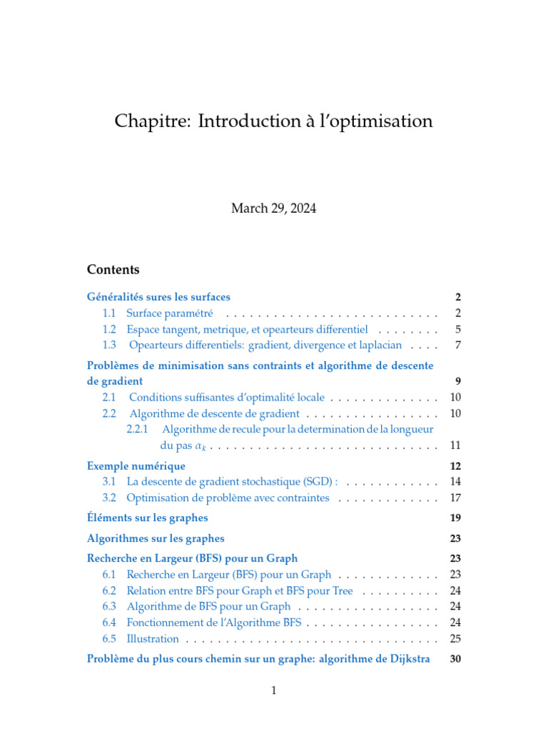 Optimisation | PDF