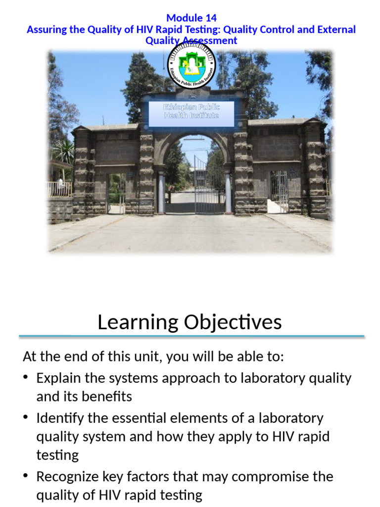 Module 15-HIV RT Quality Assurance | PDF