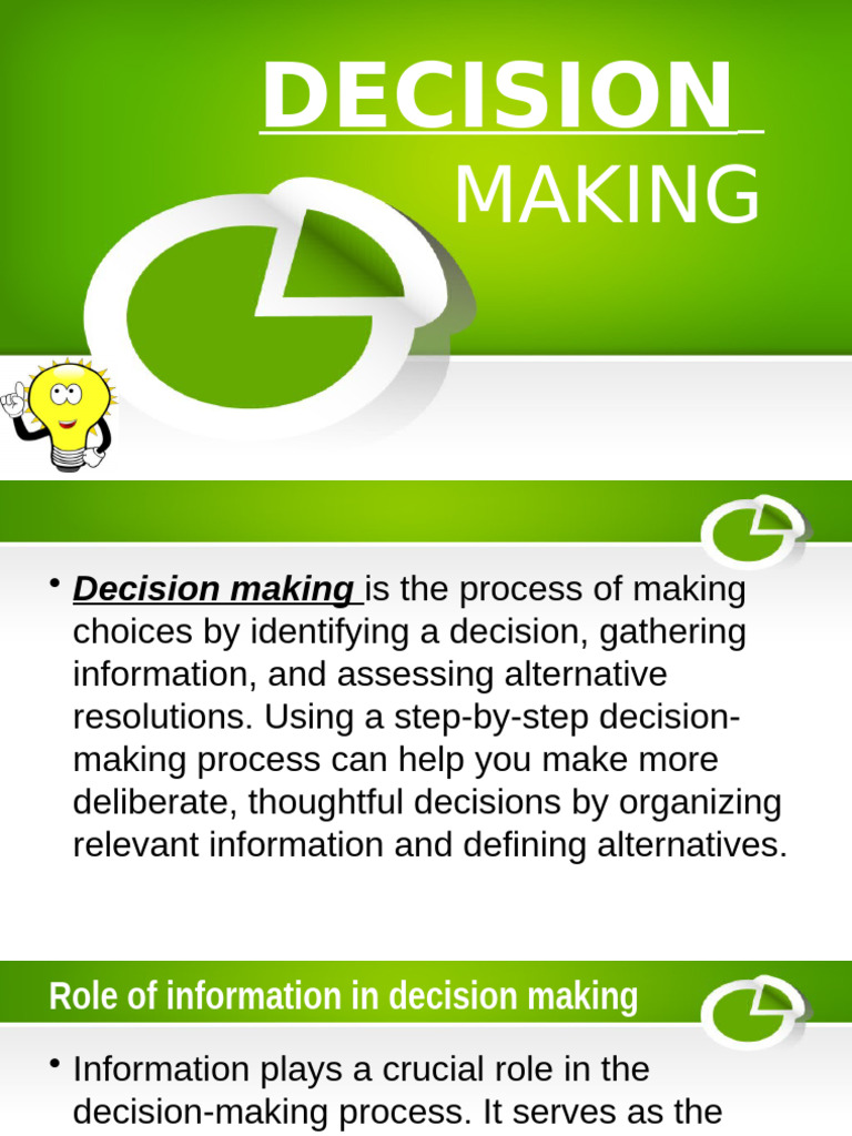 DECISION-MAKING | PDF