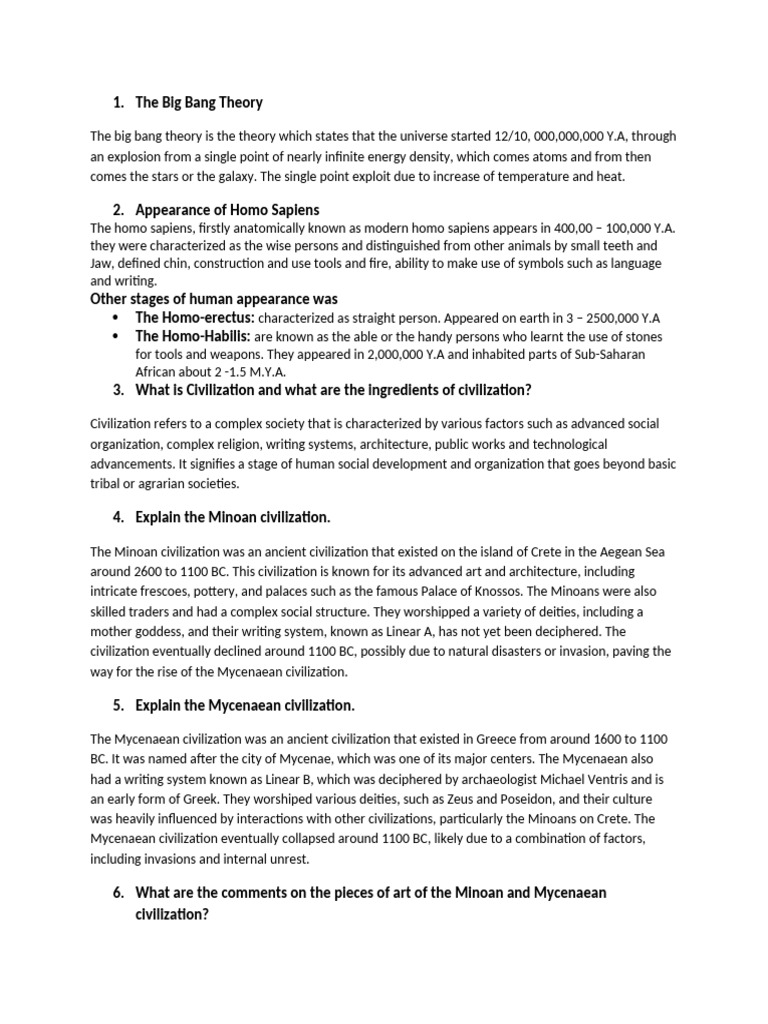 Greek and Roman Civilization Overview | PDF | Iliad | Mycenaean Greece