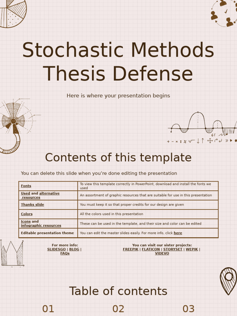 Stochastic Methods Thesis Defense by Slidesgo | PDF