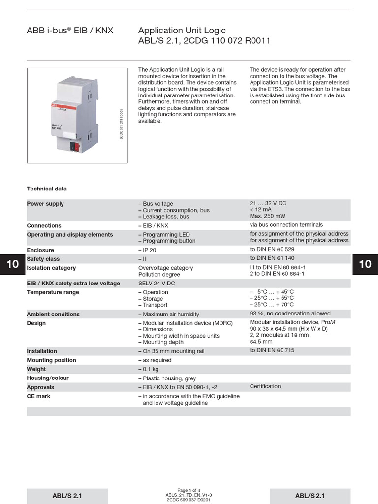 ABB I-Bus KNX - Indd | PDF