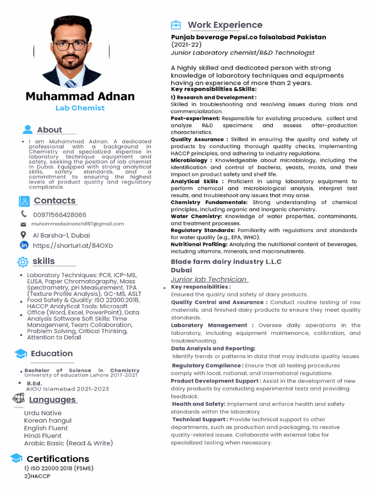 adnan 2 september cv.pdf | PDF