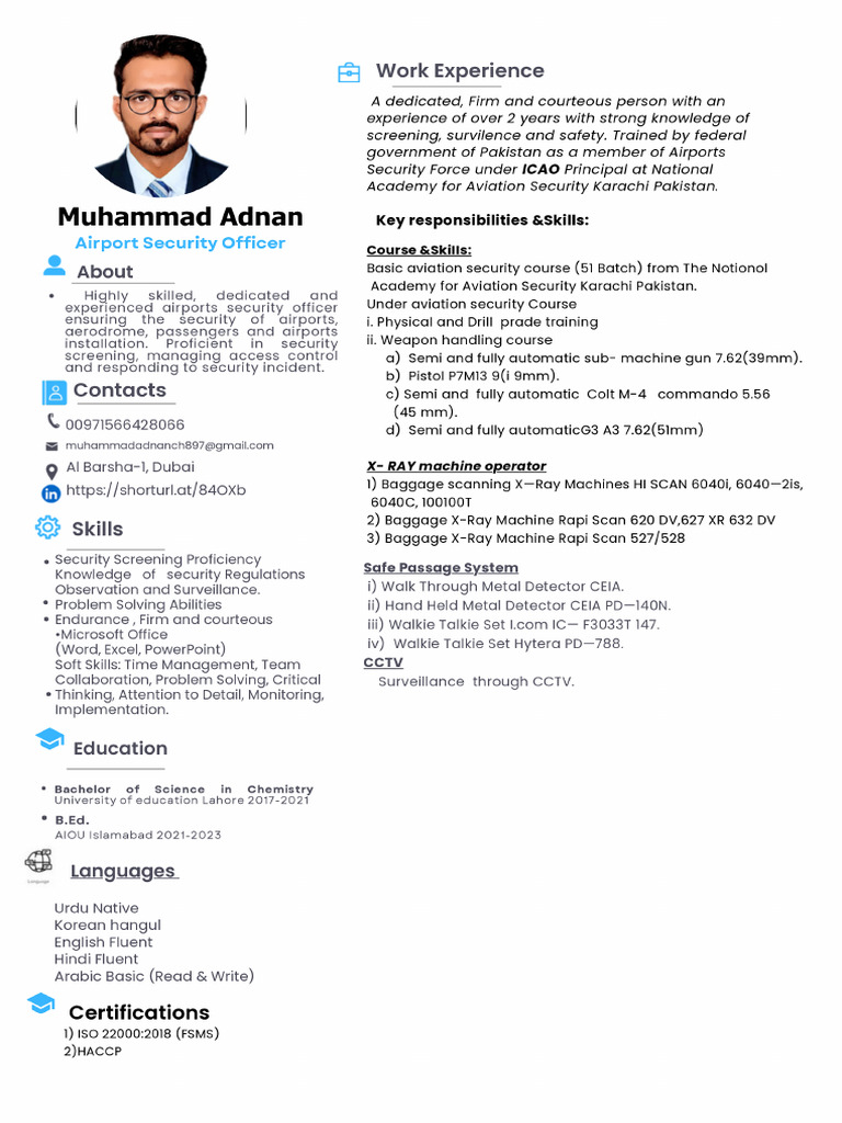 Adnan 2 September CV - PDF - 2 | PDF
