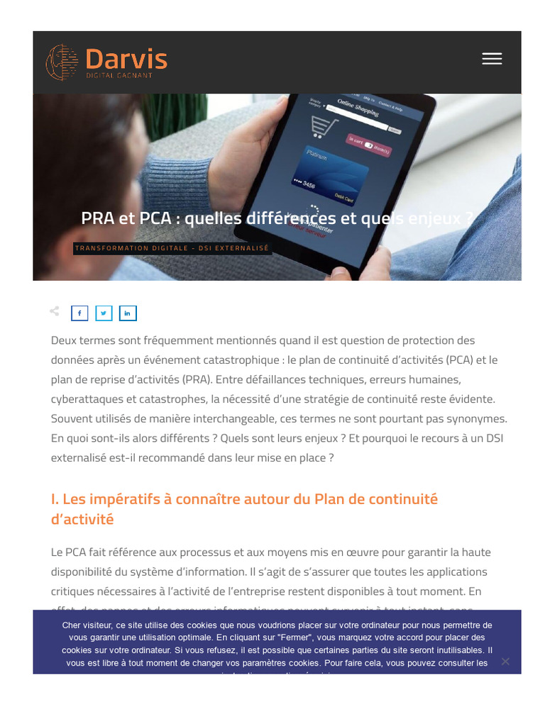 WWW Darvis FR Pra Et Pca Quelles Differences Et Quels Enjeux - CN ...