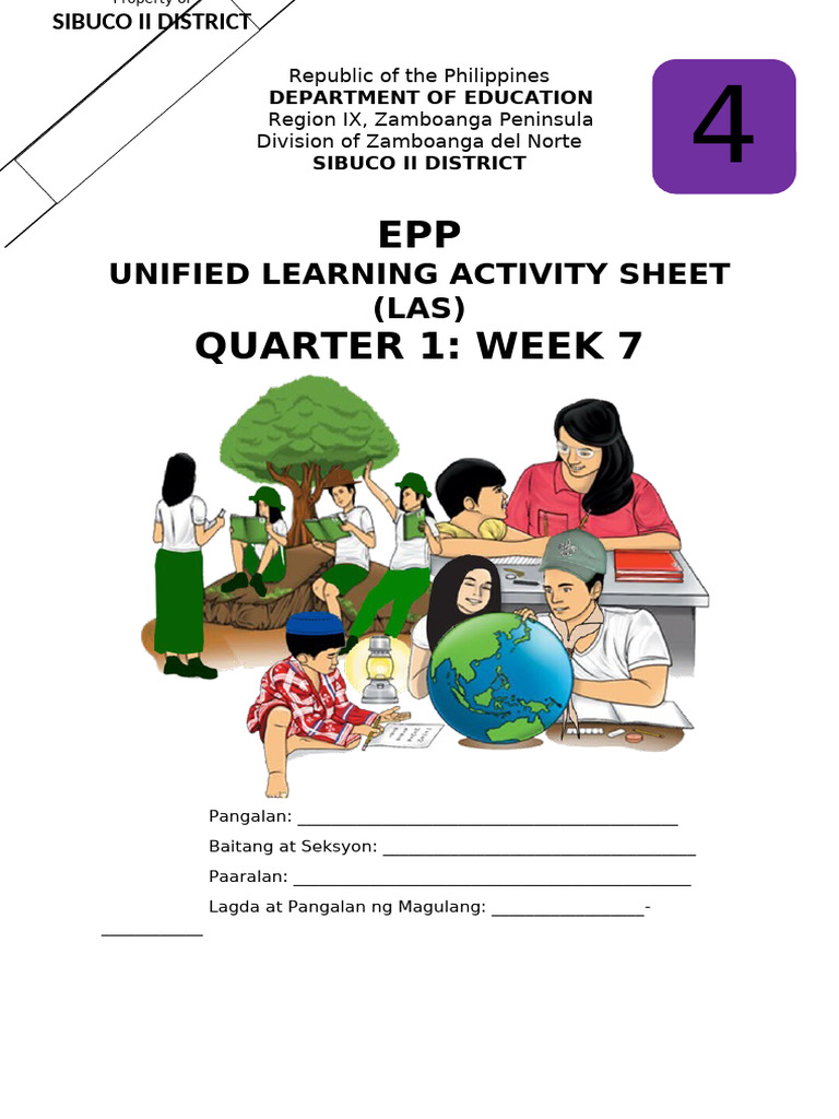 Beth Epp Las Week 6,7,8 Grade 4 | PDF