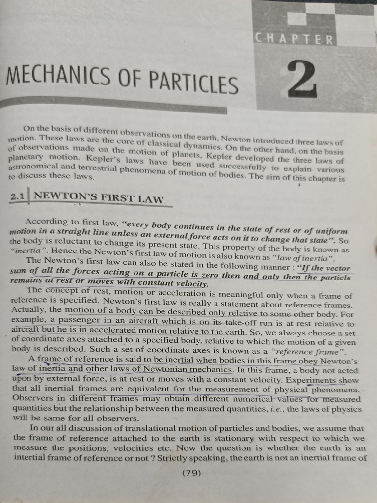 Physics Mechanics Pdf