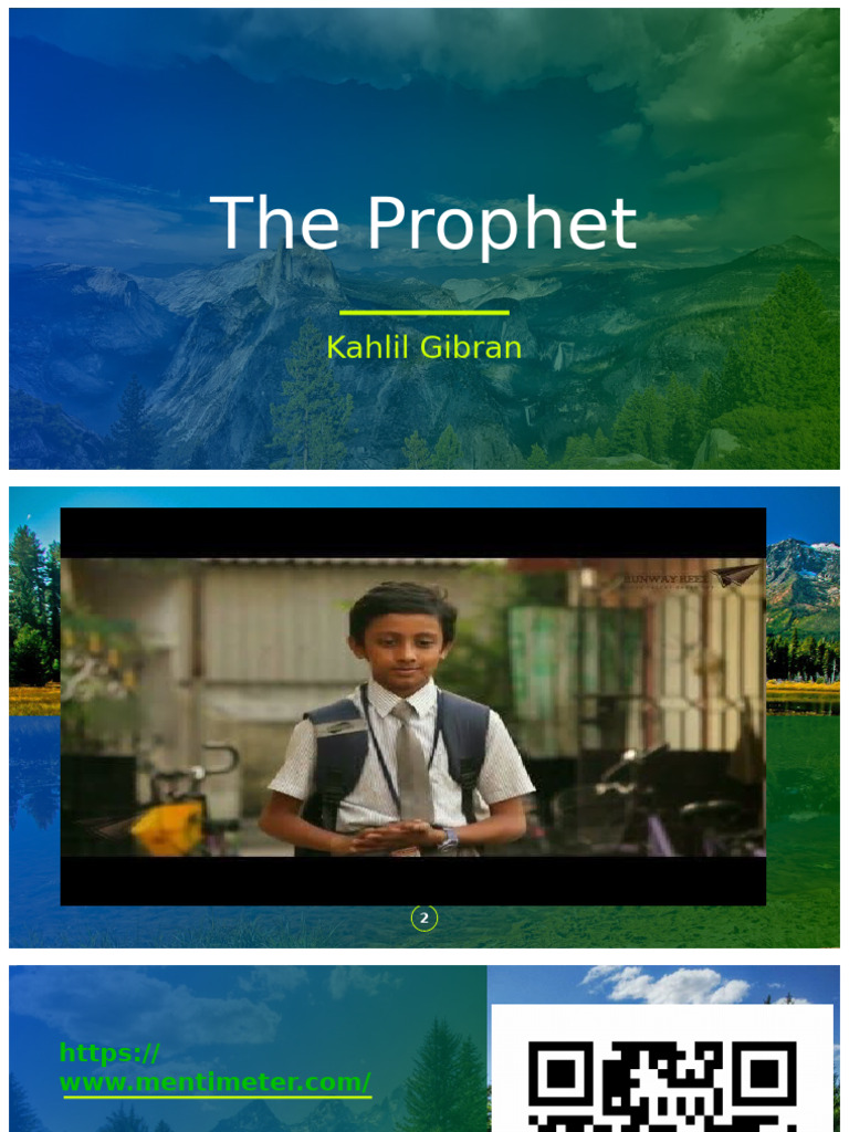 The Prophet - Kahlil Gibran | PDF