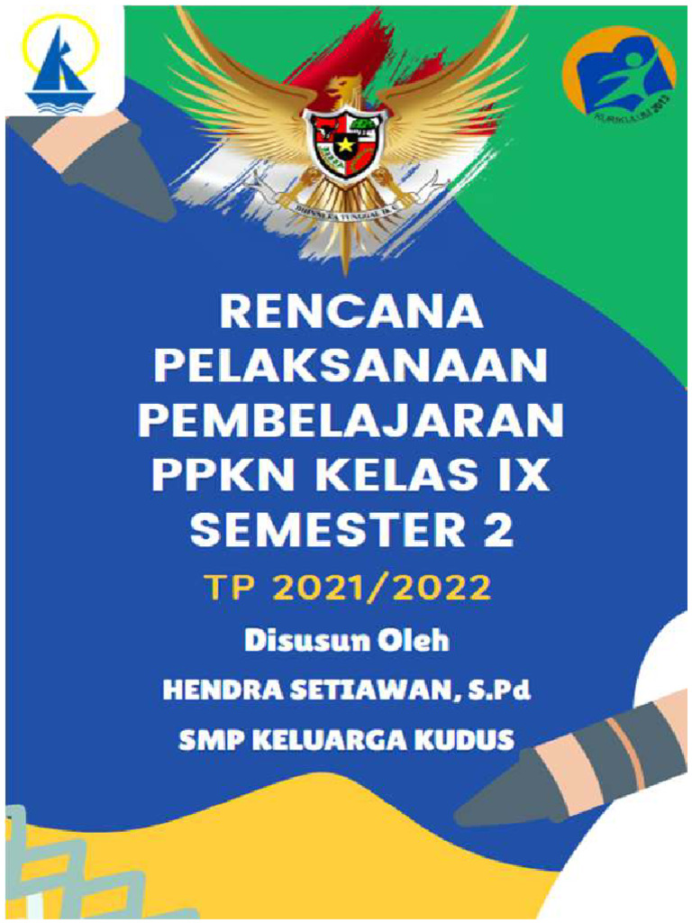Perangkat Pembelajaran PPKN KELAS IX Semester 2 TP 2021 2022 | PDF