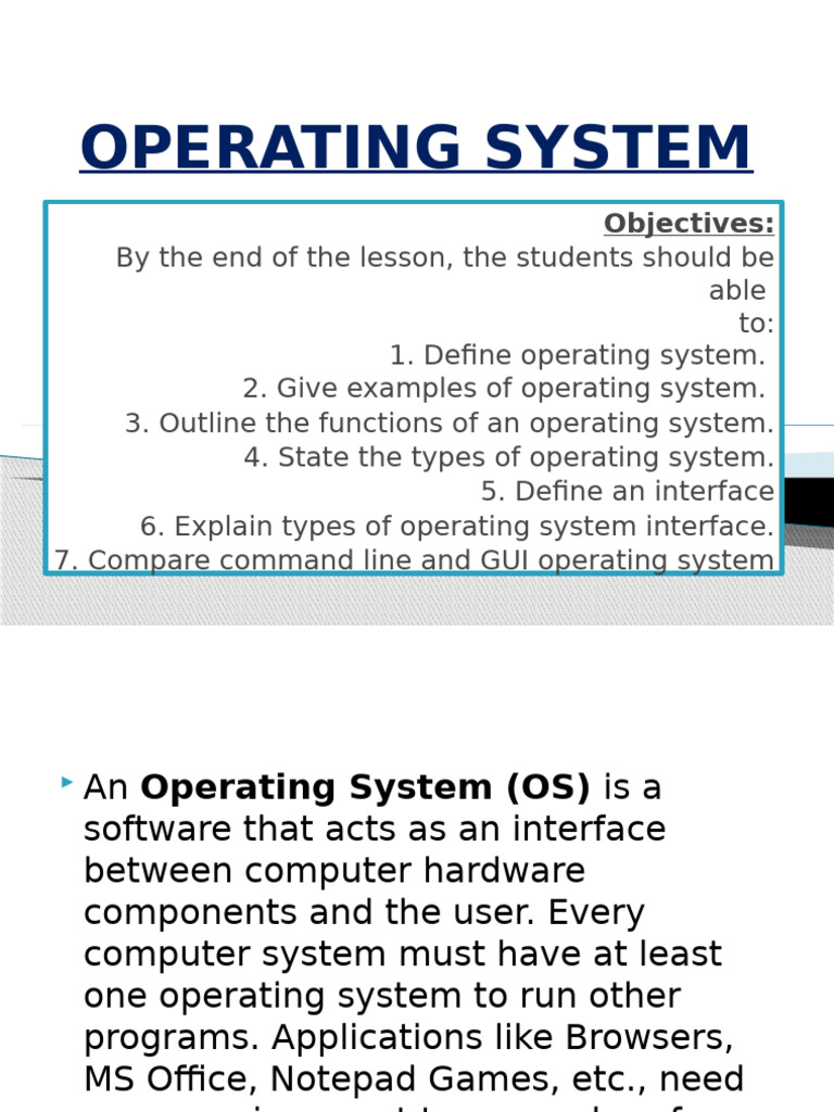 Operating System | PDF