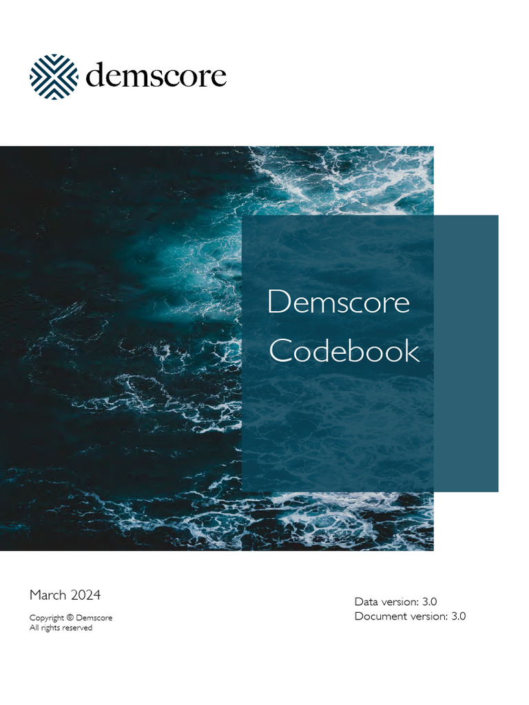 Codebook | PDF