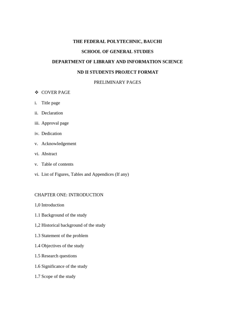 Project Format Guidelines - Docx Edt | PDF | Libraries | Computers