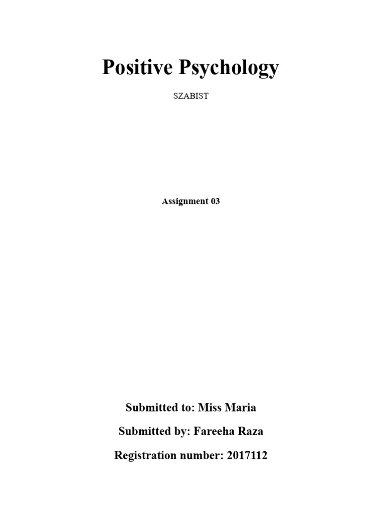 Positive 3 | PDF