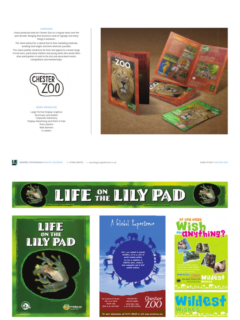 GS Portfolio Case Study - Chester Zoo | PDF