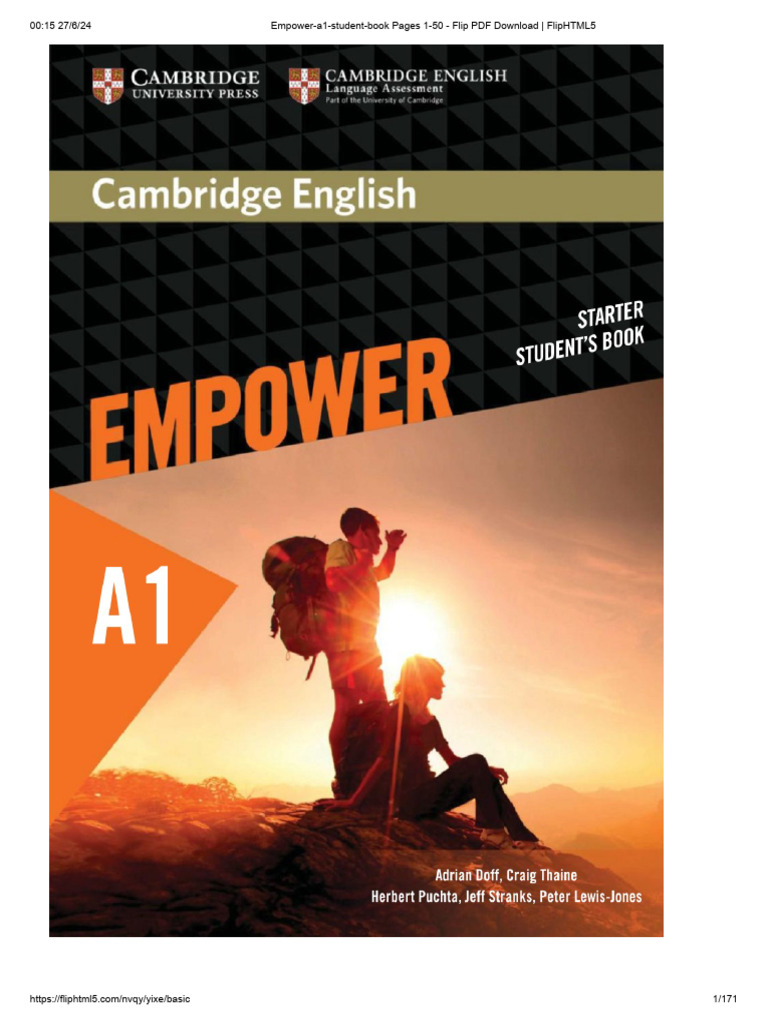 Empower-A1-Student-Book Pages 1-50 - Flip PDF Download - FlipHTML5 | PDF