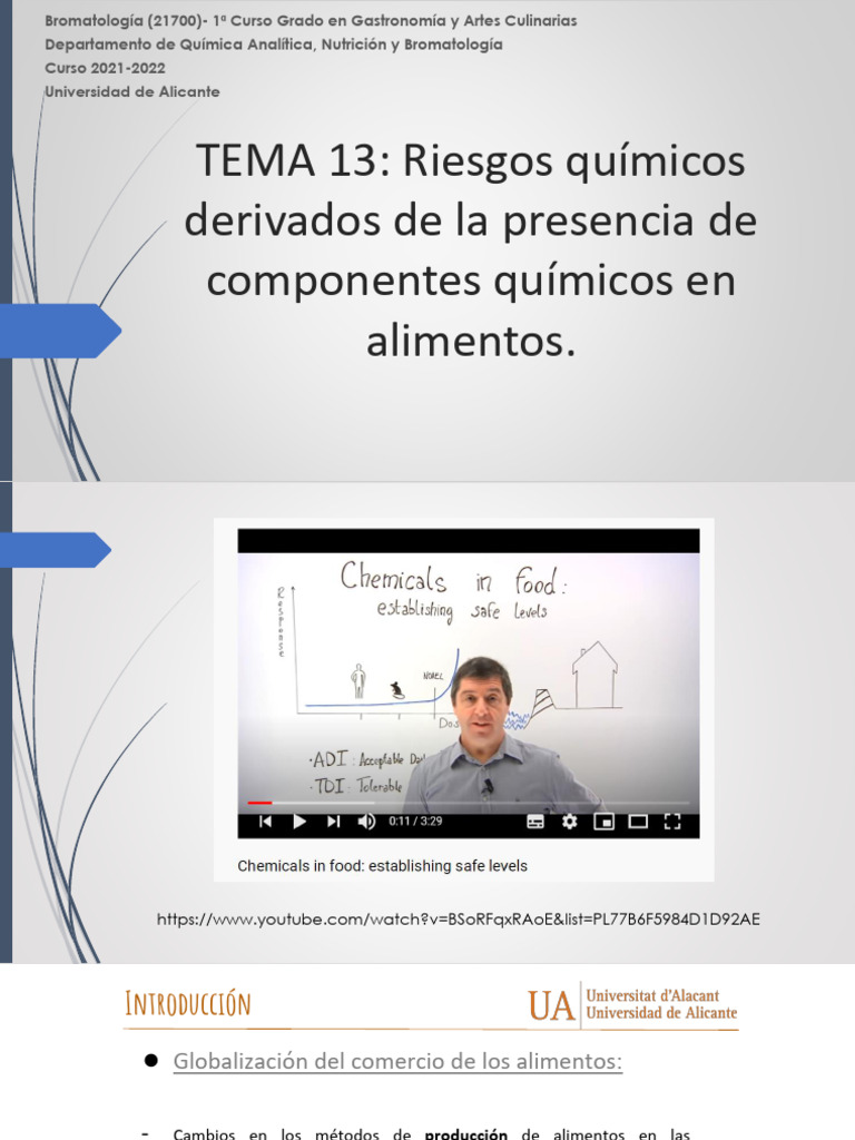 Tema 13 Componentes Quimicos | PDF