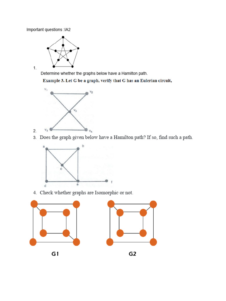 Important Questions - IA2 | PDF