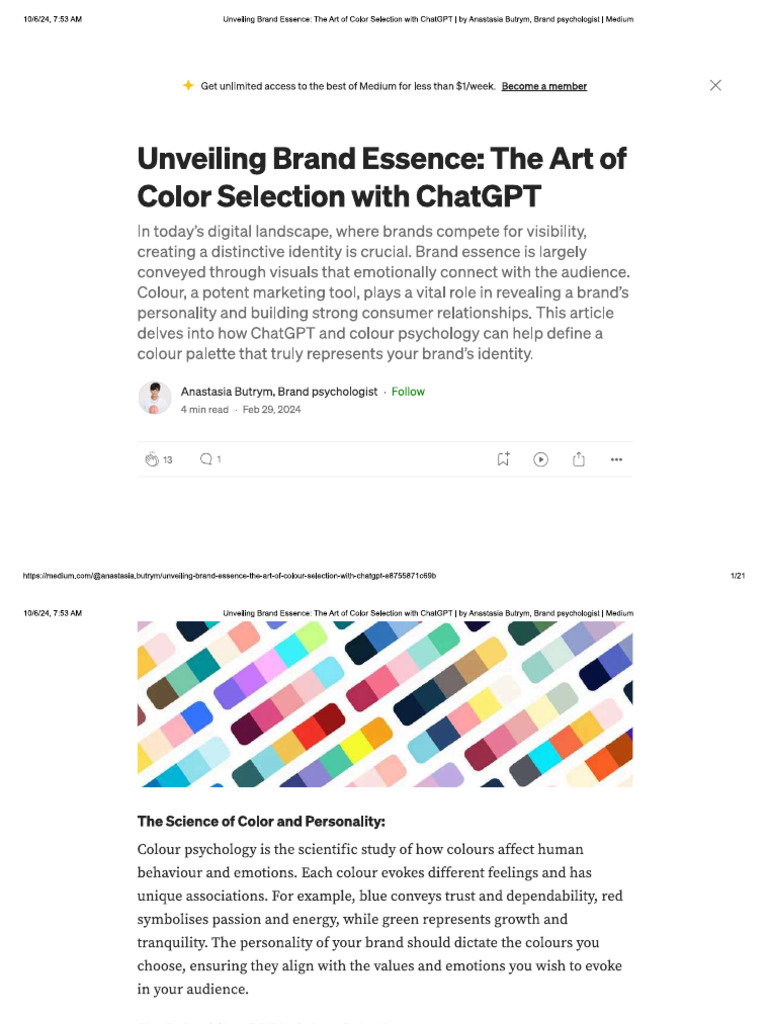 Brand Color | PDF
