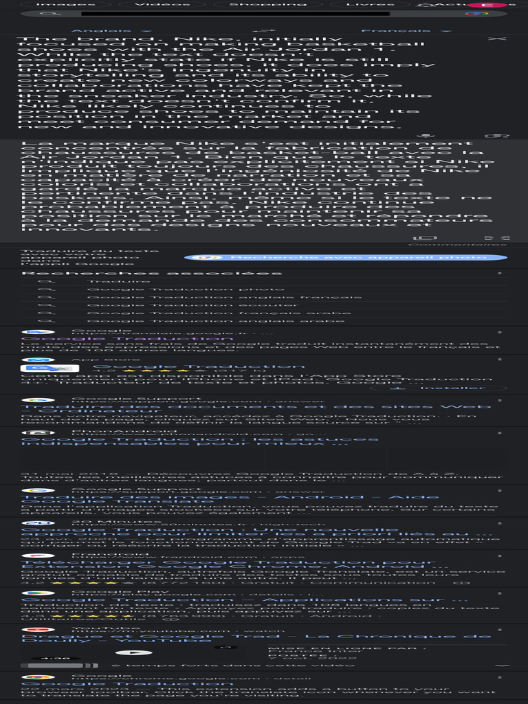 Google Trad - Recherche Google | PDF