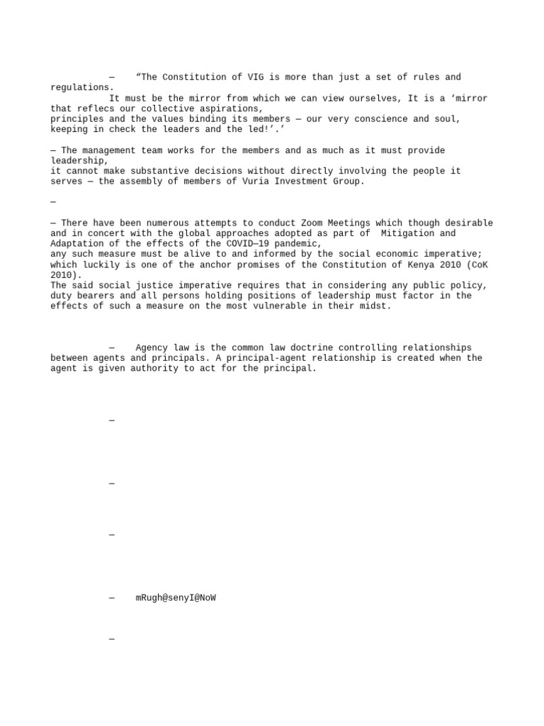 A Continuity Within Constitutionalism in VIG | PDF