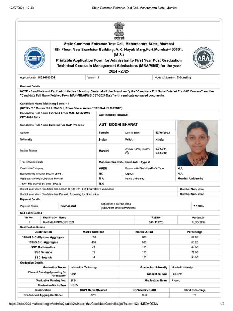 Final Reg Form | PDF