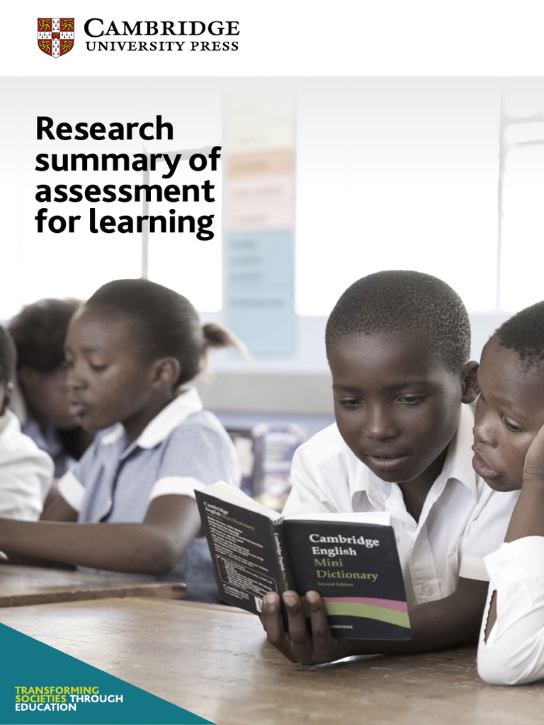 Assessment For Learning Report | PDF