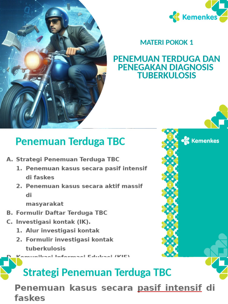 Kelas B - Pak Irul - Strategi Penemuan Kasus TBC | PDF