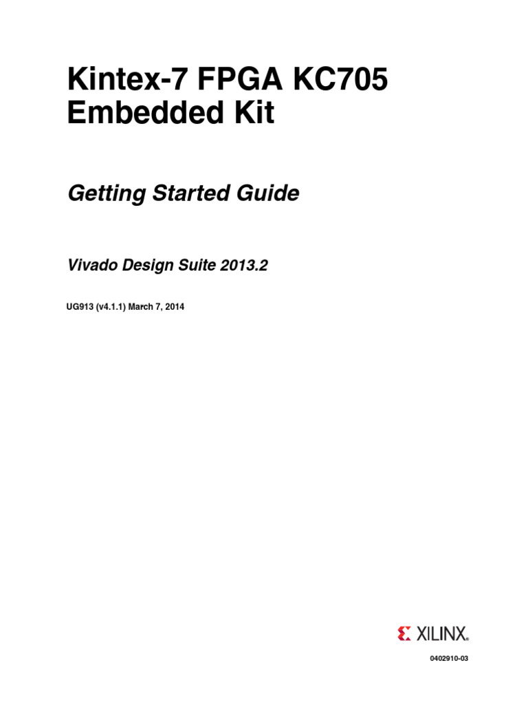 Ug913 Kc705 Getting Started | PDF