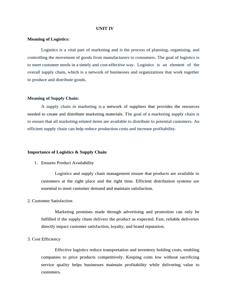 Unit IV | PDF