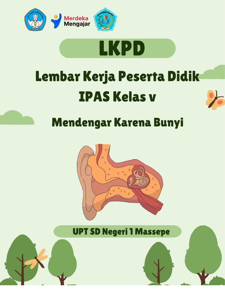 LKPD IPAS Mendengar Karena Bunyi | PDF