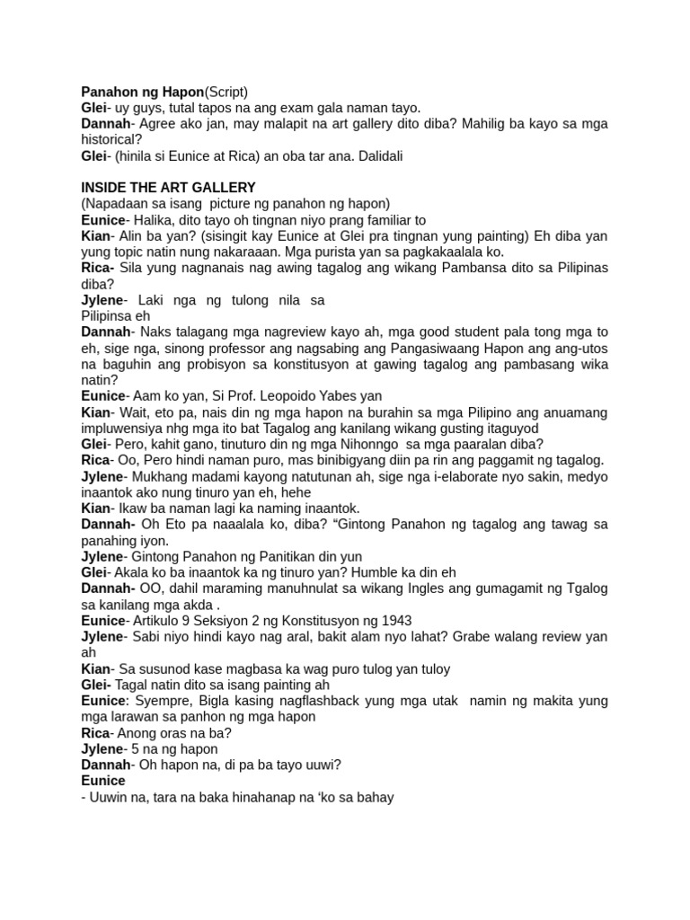 Panahon NG Hapon | PDF Panahon NG Hapon | PDF