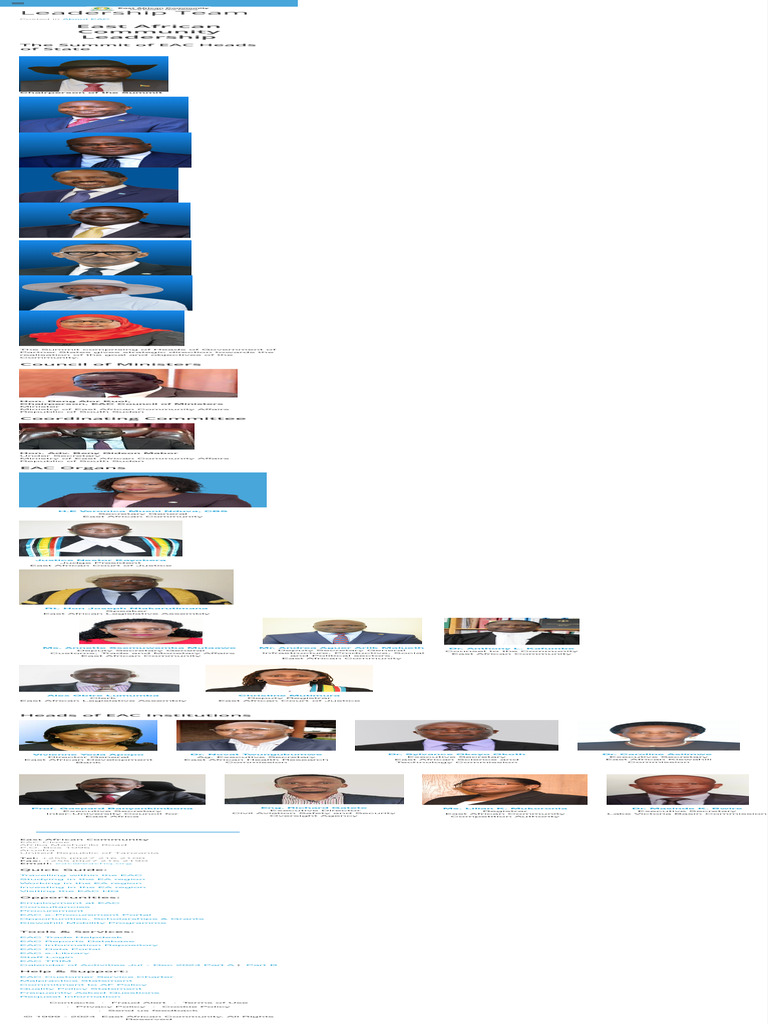 EAC Leadership | PDF