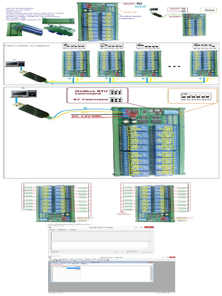 RS485 MODBUS RTU AT | PDF