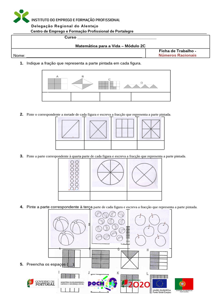 Ficha Trab 1 C2 | PDF