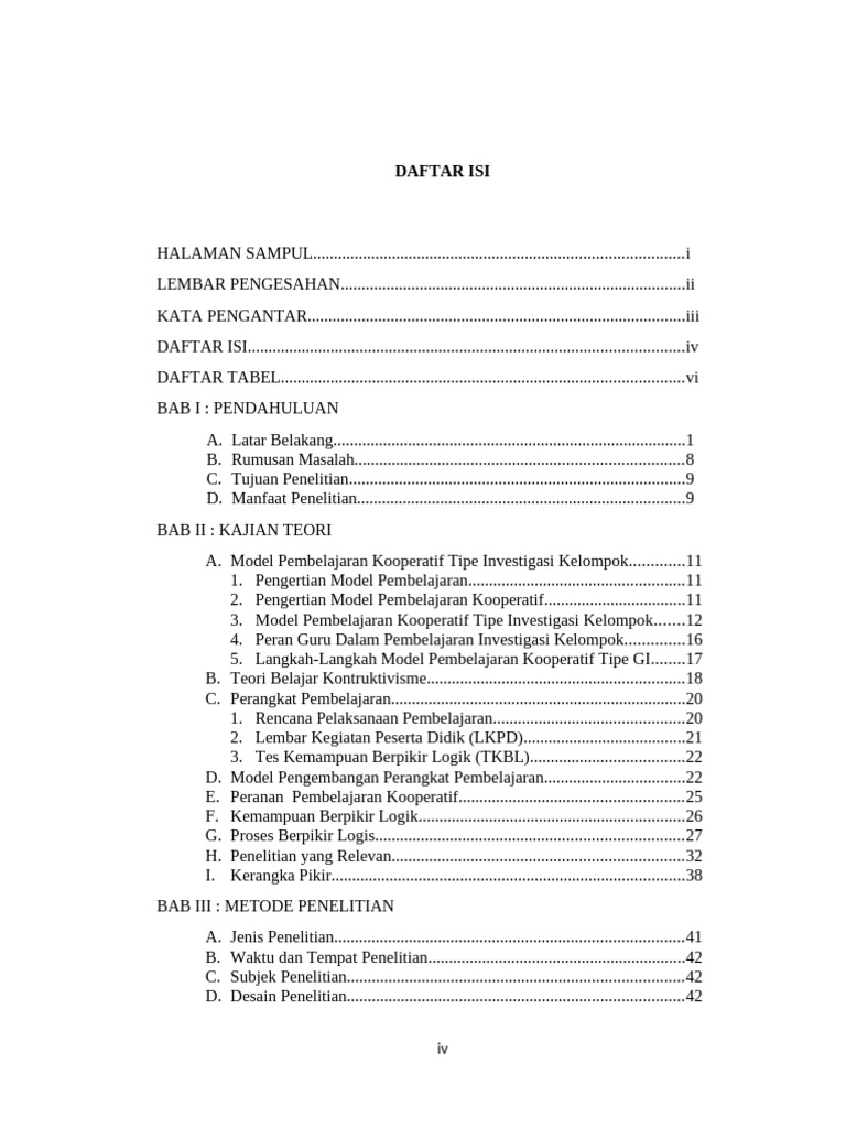 DAFTAR ISI | PDF