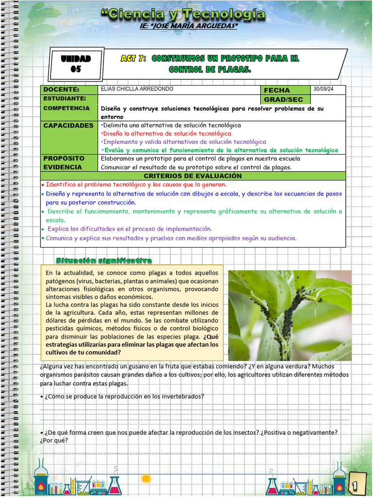 E-4º Act 7 Cyt Und 5- Sem 5 | PDF