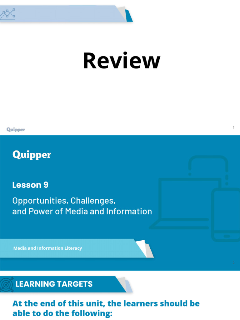 Media and Information Literacy - Lesson9 | PDF