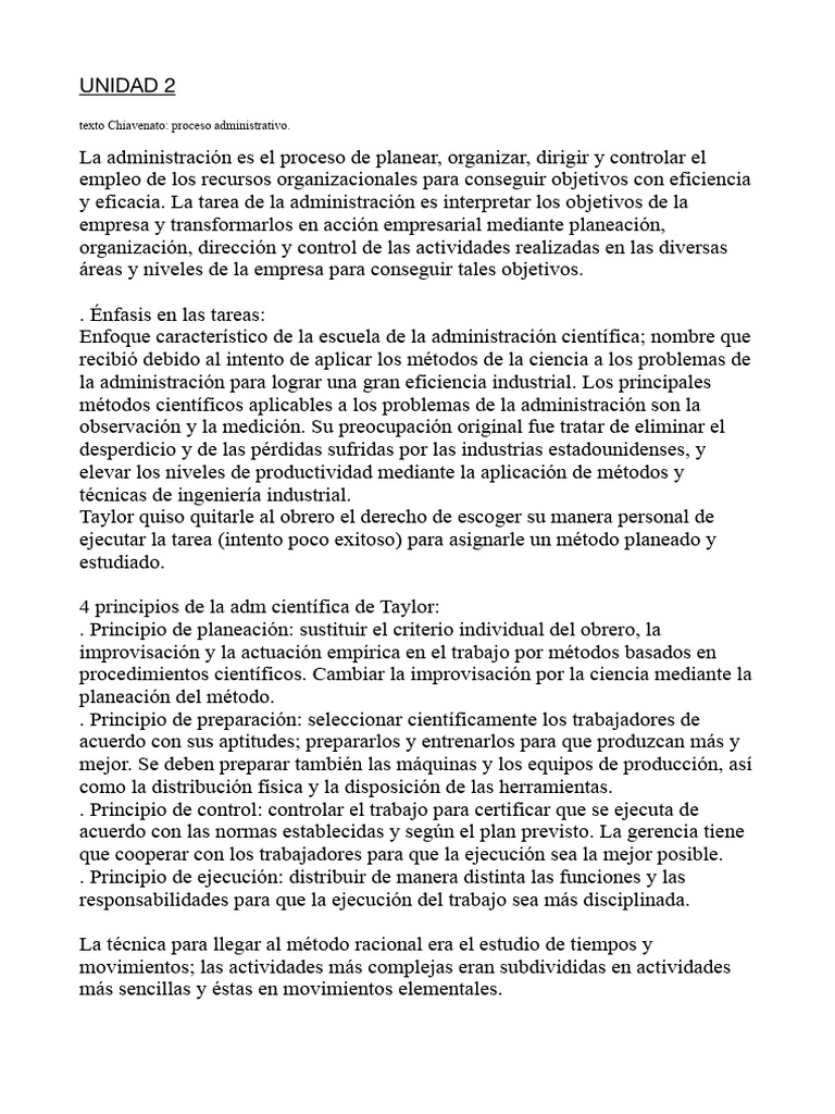 Unidad 2 Adm2 | PDF | Business | Crecimiento personal y profesional