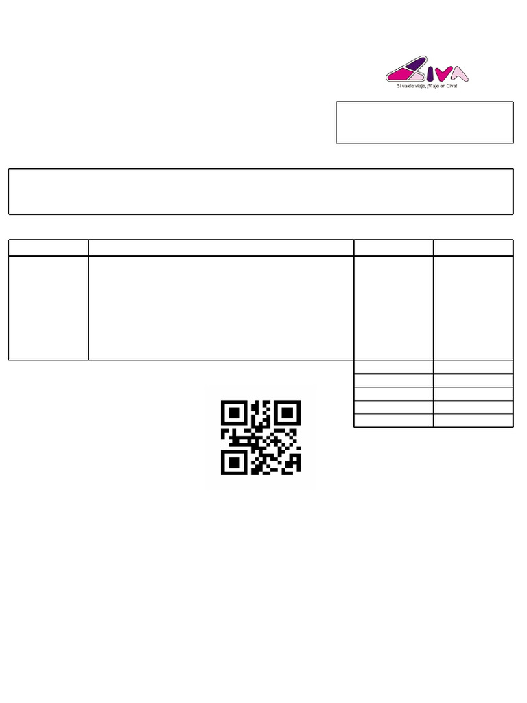 Turismo Civa S.A.C: Autorizado Mediante Resolución de Intendencia #0180050002242/SUNAT | PDF