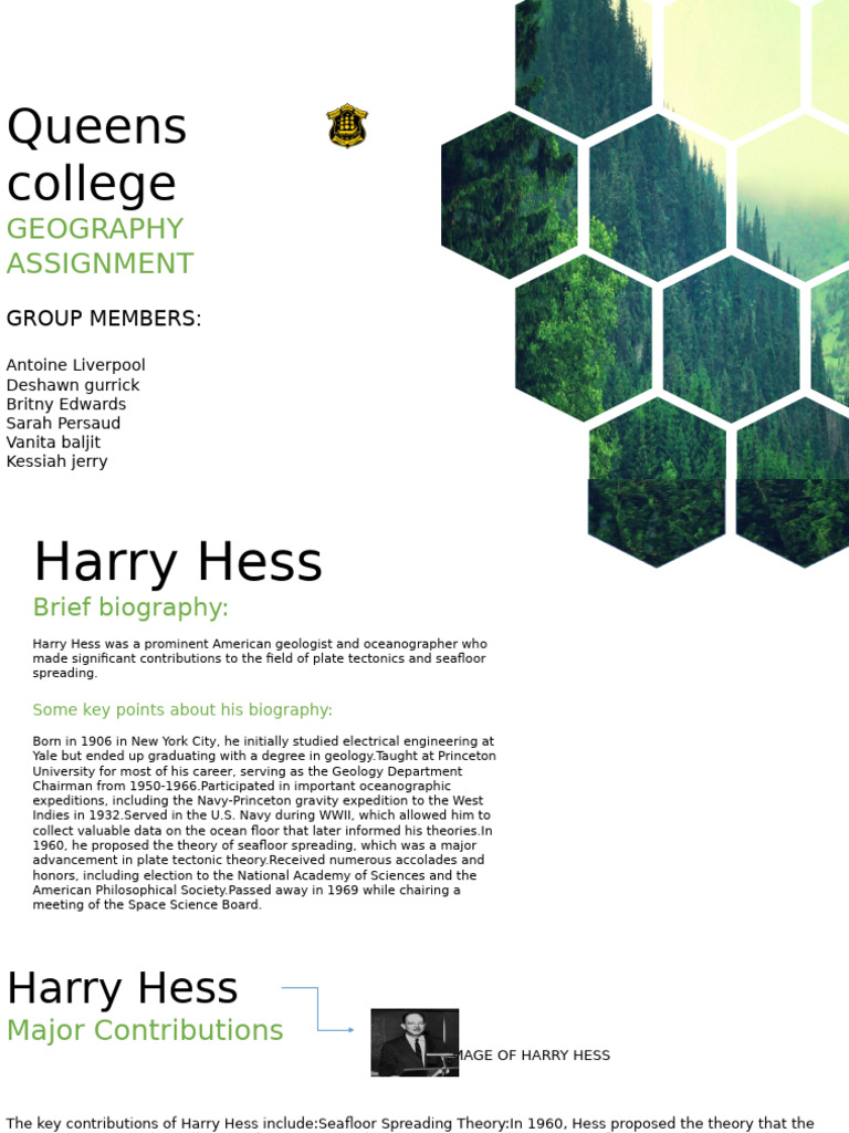 Harry Hess | PDF