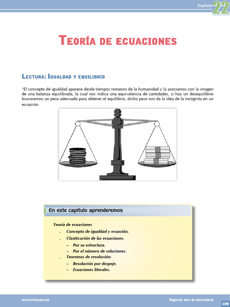 Tema 22 Teoria de Ecuaciones | PDF