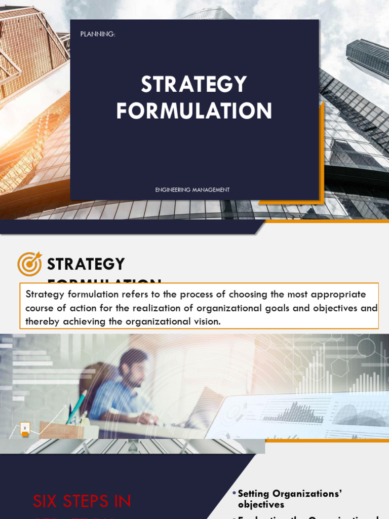 Strategy Formulation | PDF