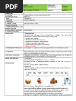 A Detailed Lesson Plan in Grade 2 (Physical Education) | PDF | Learning ...