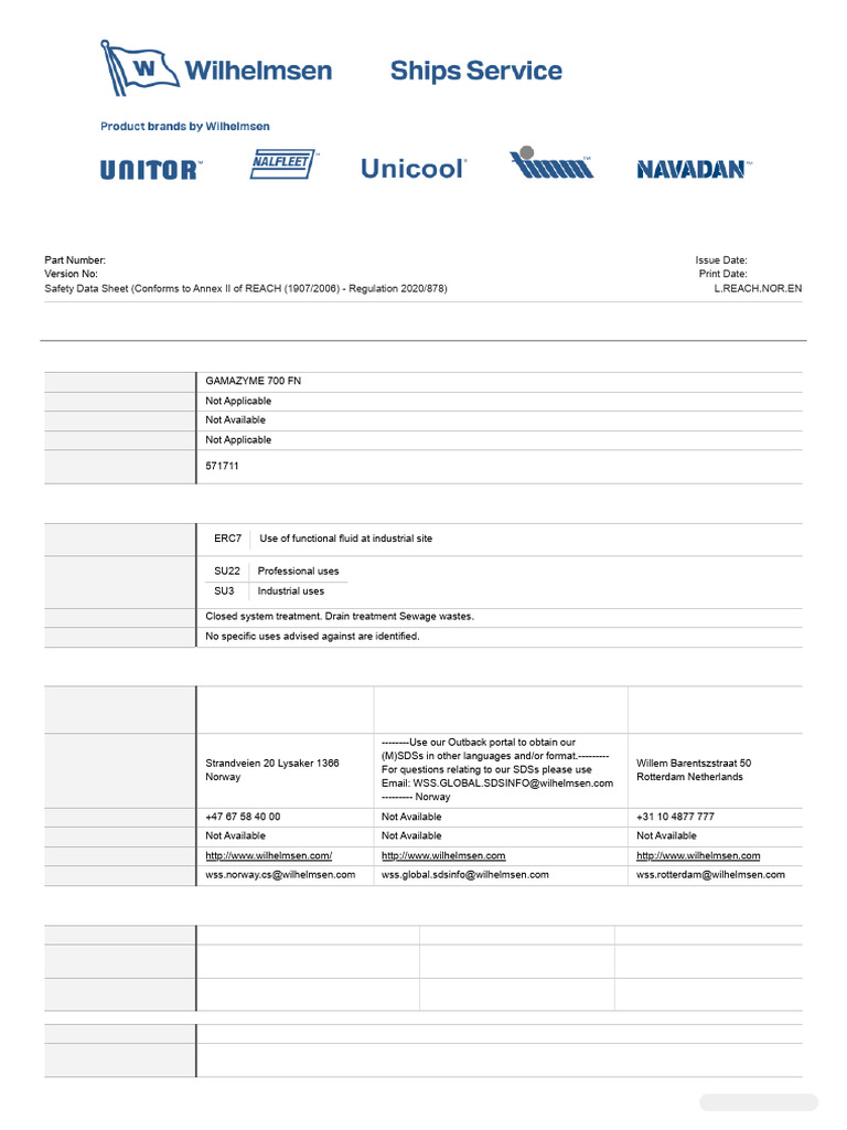 Gamazyme 700 FN PDF | PDF