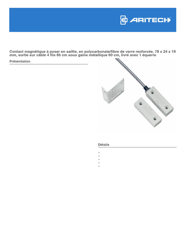 Aritech Im1640pag | PDF