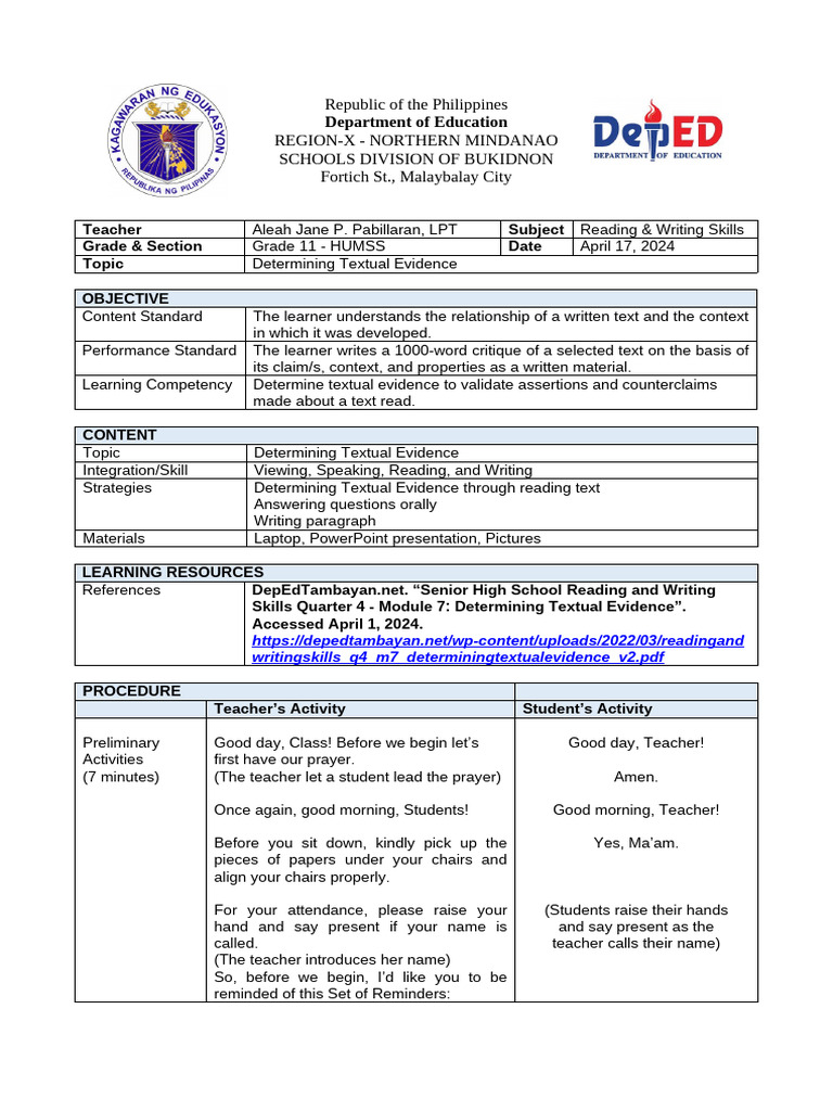 SHS DLP | PDF