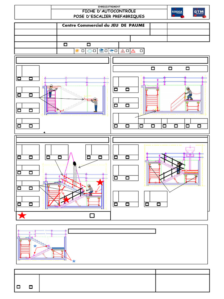 Controle Escalier Préfa JDP | PDF