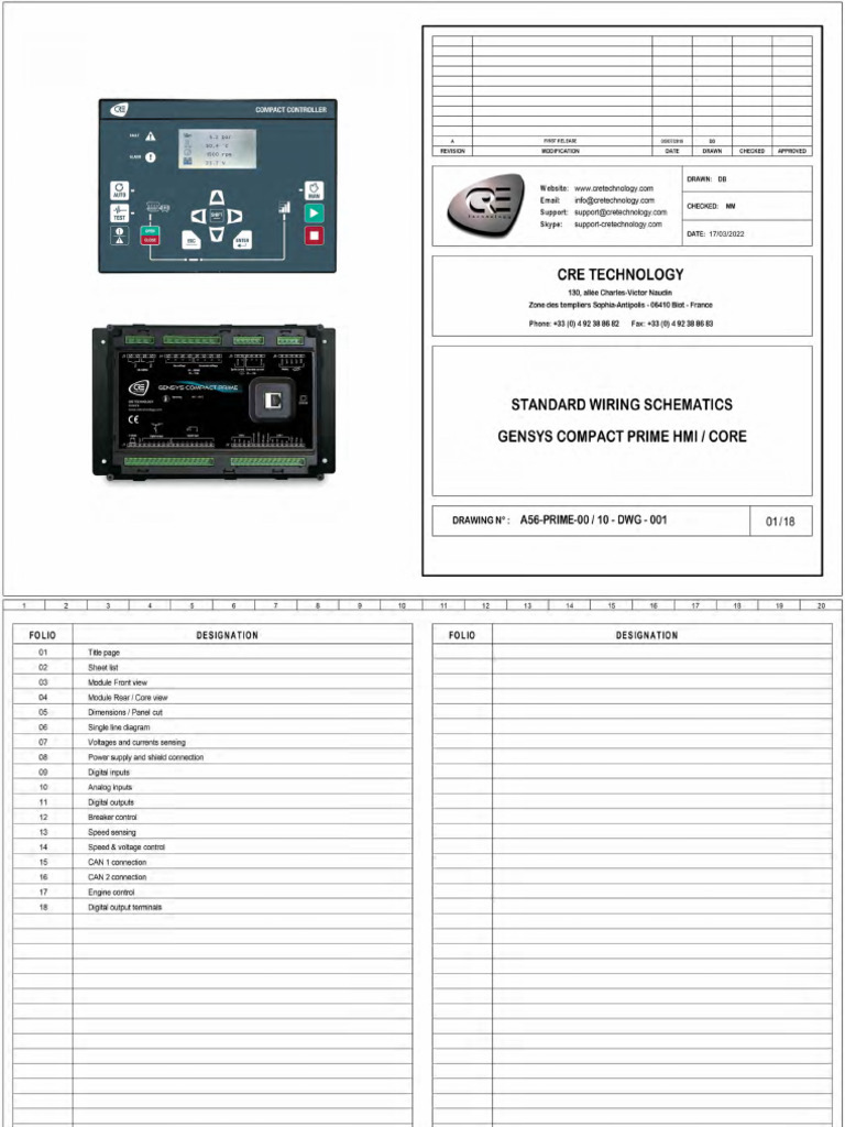 Gensys Compact Prime Hmi Core Standard Wiring Schematics Revision A 17 ...